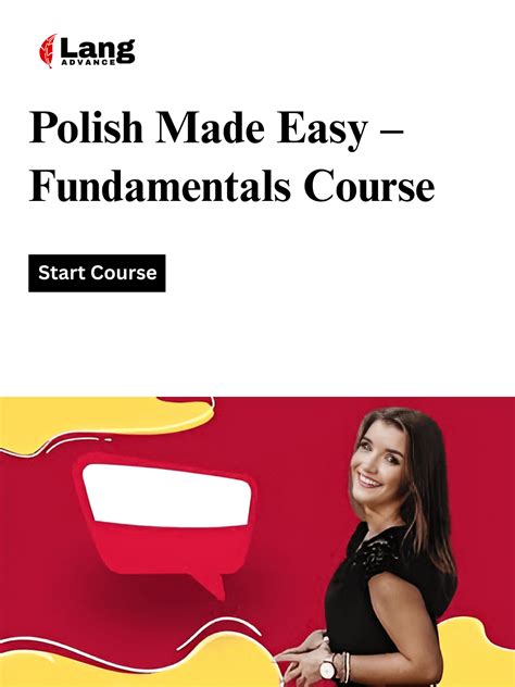 Learn Polish Fundamentals Polish Language Course Langadvance Learn