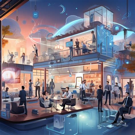 Premium Ai Image Future Tech Wallpaper