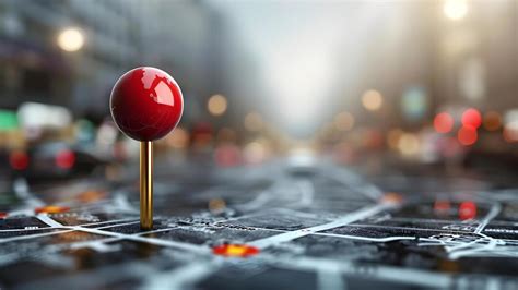 Premium Photo Exploring The World The Symbolism Of A Pin On A Map