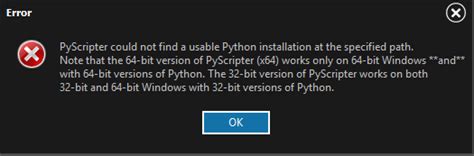 pyscripter could not load a python engine · issue 881 · pyscripter