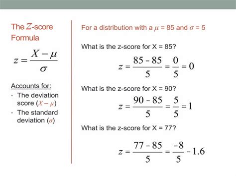 Z Score Normalization In Detail And Syntax Pptx