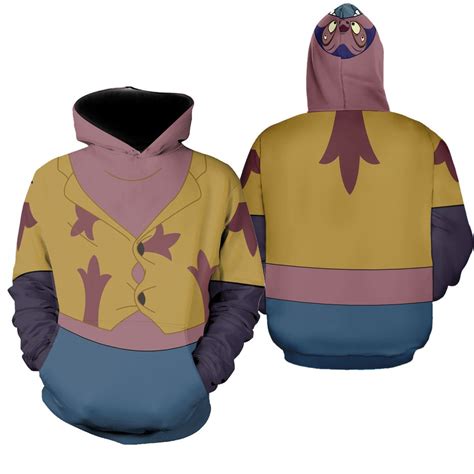 Jumba Jookiba Cosplay Costume Disney Stitch Halloween Costume Hoodie