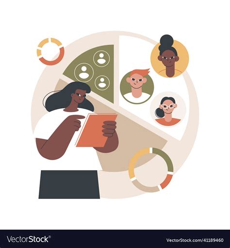 Audience Segmentation Abstract Concept Royalty Free Vector