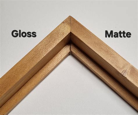 Gloss Light Brown Thick Border Canvas Floating Frame Made To Order Canvas Frame Solid Wood