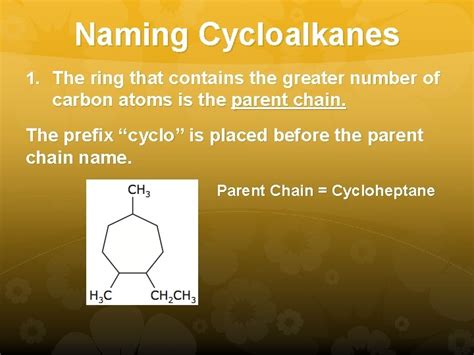 Cycloalkanes Aromatic Rings Cycloalkanes Carbon Atoms May Bond