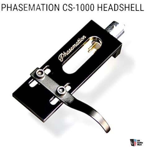 Phasemation Cs 1000 Headshell Duralumin Dlc Diamond Like Carbon