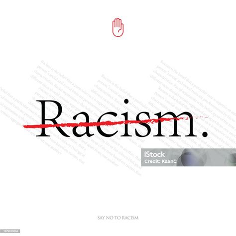 인종 차별 주식 일러스트의 제거 인종 차별 벡터에 아니오 를 말 0명에 대한 스톡 벡터 아트 및 기타 이미지 0명 3월 개념 Istock