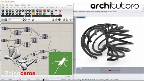 Stripped Torus Parametric Modeling In Grasshopper In Rhino Script Definition
