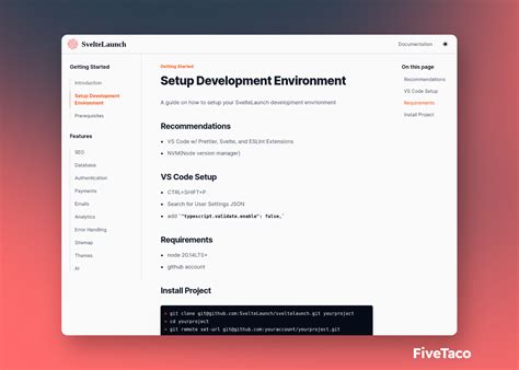 Svelte 5 Starter Kit Fivetaco