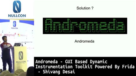 Andromeda Gui Based Dynamic Instrumentation Toolkit Powered By Frida Shivang Desai