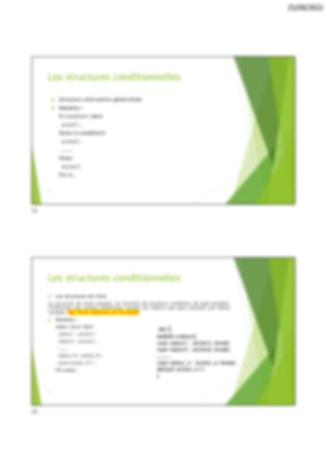SOLUTION les structures conditionnelles Algorithmes et structures de données Studypool