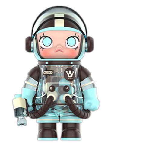 [ของแท้] Popmart Molly Mega Space Molly 100 V2 Series Basic Style Blind Box เครื่องประดับ