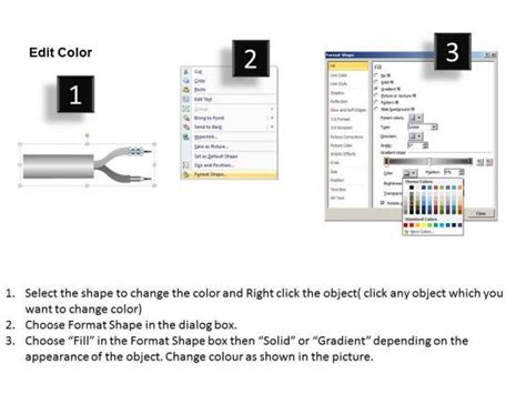 Ppt Templates 2 Wires Cable Connections PowerPoint Slides