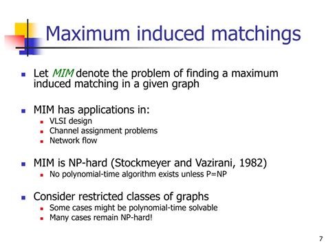 Ppt Approximability Results For Induced Matchings In Graphs Powerpoint Presentation Id5352402