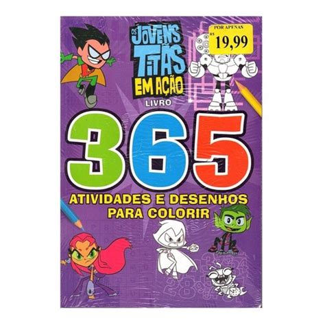 Livro Jovens Titas Em Ação 365 Atividades E Desenhos Colorir Submarino