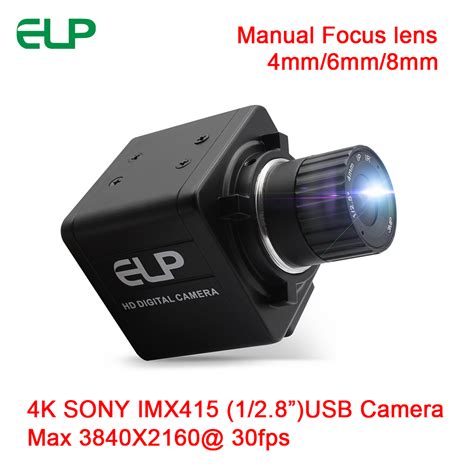 ELP Manaul Focus Sony IMX FHD Webcam K Fps X High