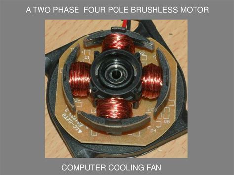 Ppt A Two Phase Four Pole Brushless Motor Powerpoint Presentation