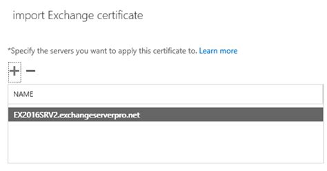 Exporting And Importing SSL Certificates For Exchange