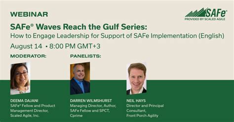 Scaled Agile Inc On Linkedin Safe Scaledagile Businessagility Gulf