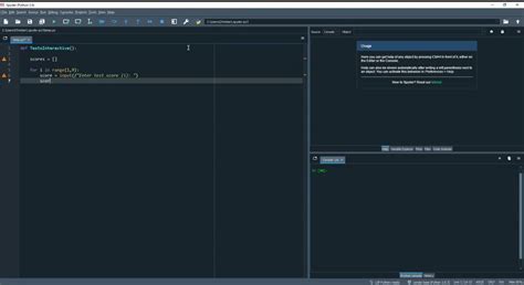 Solved Write A Program Named Testsinteractive That Prompts A User To Enter Eight Test Scores