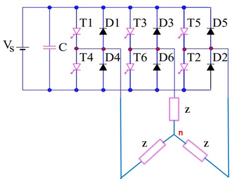 Three Phase Inverter Its Basics And Circuit Diagram Quick Learn
