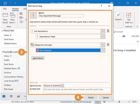 Outlook Quick Steps Attachment Processlasopa