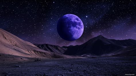 Purple Moon Wallpapers Pixelstalk