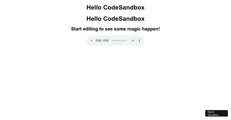 React Components Test Forked Codesandbox