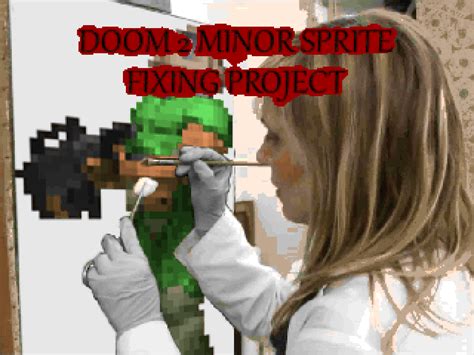 Onemandoom Wad Reviews Doom 2 Minor Sprite Fixing Project Sprfix19zip