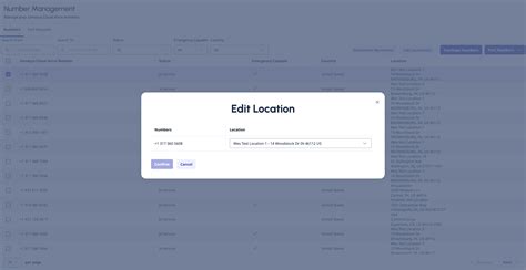 Enhancements To Genesys Cloud Voice Number Management Interface