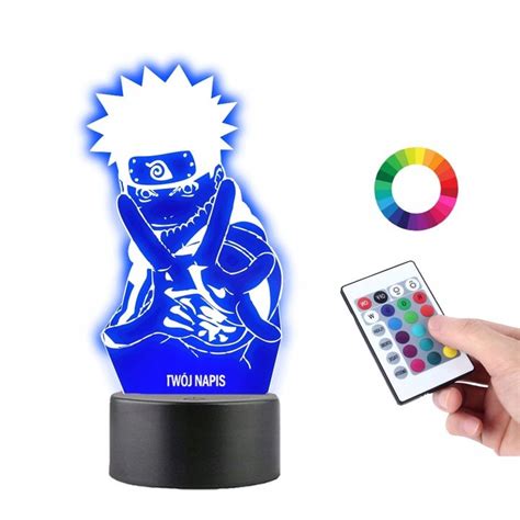 Lampka Nocna Naruto Manga Anime Led Rgb Plexido Plexido Sklep Empikcom