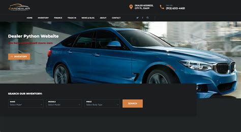 Dealer Python Car Dealer Websites Product And Pricing