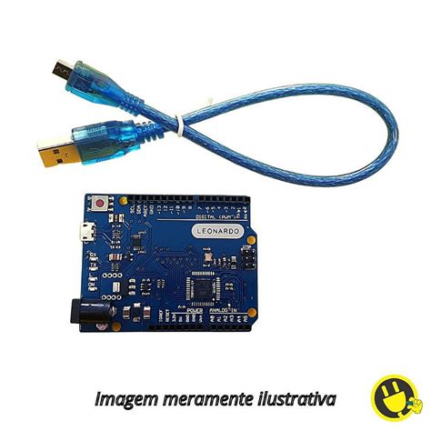 Arduino Leonardo R Cabo USB Arduino e Raspberry em Manaus é na Smart Projects