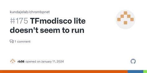 Tfmodisco Lite Doesnt Seem To Run · Issue 175 · Kundajelabchrombpnet · Github