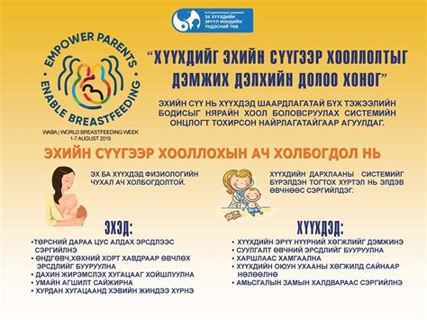 Эхийн сүүний ач холбогдлын талаар мэдээлэл өглөө