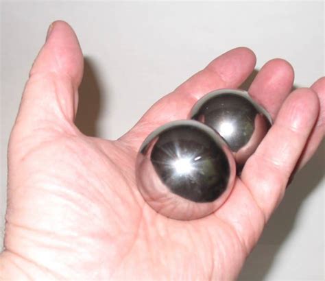 Buy A 31mm Baoding Ball Set Solid Chrome Ball Baron