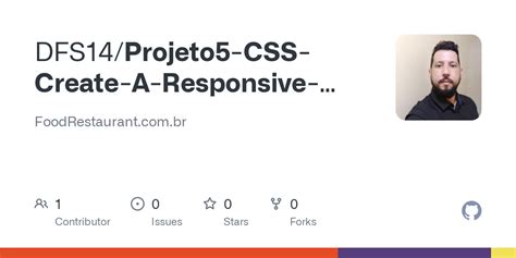 Github Dfs14projeto5 Css Create A Responsive Food Restaurant Website