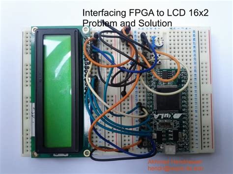 Fpga Tutorial Lcd Interface Odp