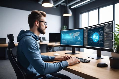 premium photo developing programming and coding technologies website
