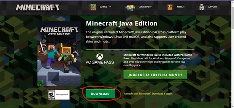 Why Cant I Download Minecraft Java Editon On My New Pc When I Click Down Load For Java It Takes