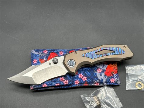 Genex Blade Primarch 6 Bronze Milled Ti Frame Zircoti Inlays Pivot