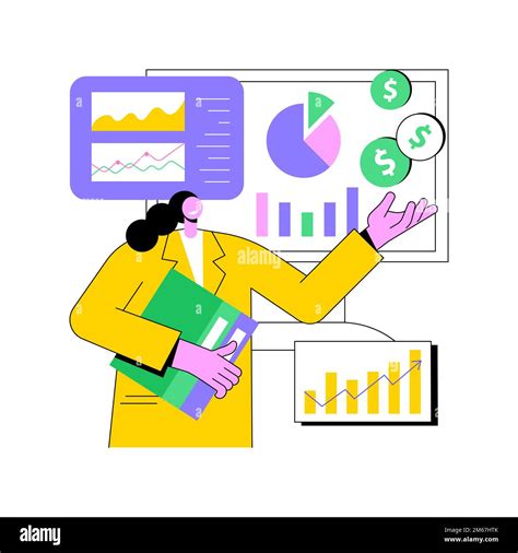 Financial Data Management Abstract Concept Vector Illustration Financial Services Software