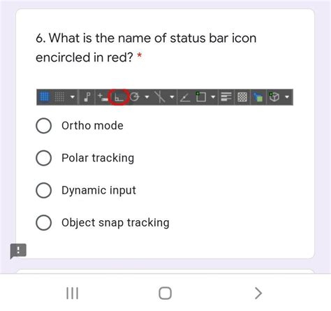 Solved What Is The Name Of Status Bar Icon Encircled In Chegg