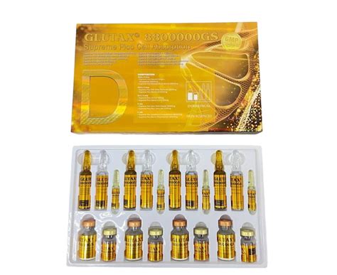Glutax 8800000gs Supreme Pico Cell Absorption Glutathione Injection