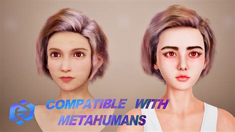 Real Time Tousled Short Hair For Metahuman Fab