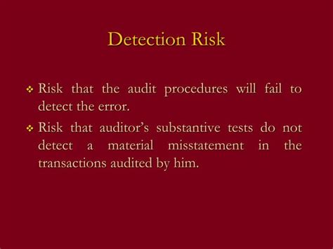 Risk Based Audit Approach Ppt