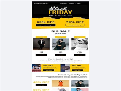 HTML Email Template Responsive Email Newsletter Template For Your Brand Upwork
