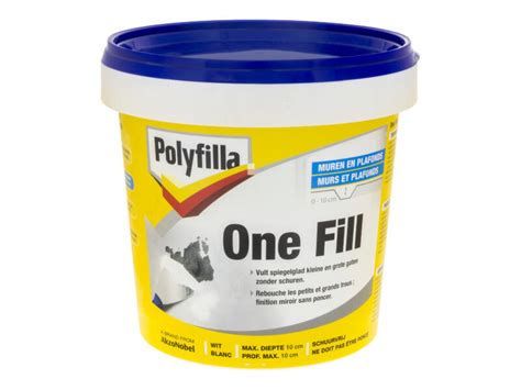 Polyfilla One Fill Enduit De Rebouchage 1l Blanc Hubo