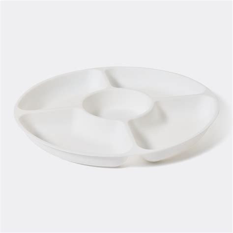 Brilliant Basics Chip And Dip Platter White Big W
