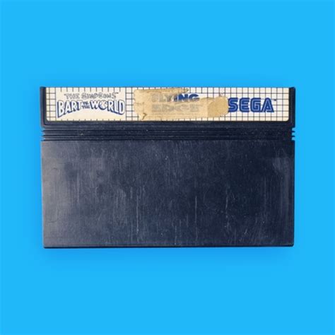 The Simpsoms Bart Vs The World Master System